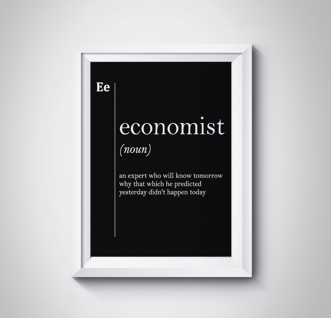 Economist Definition Print Gift for Coworker New Job Graduation Student ...