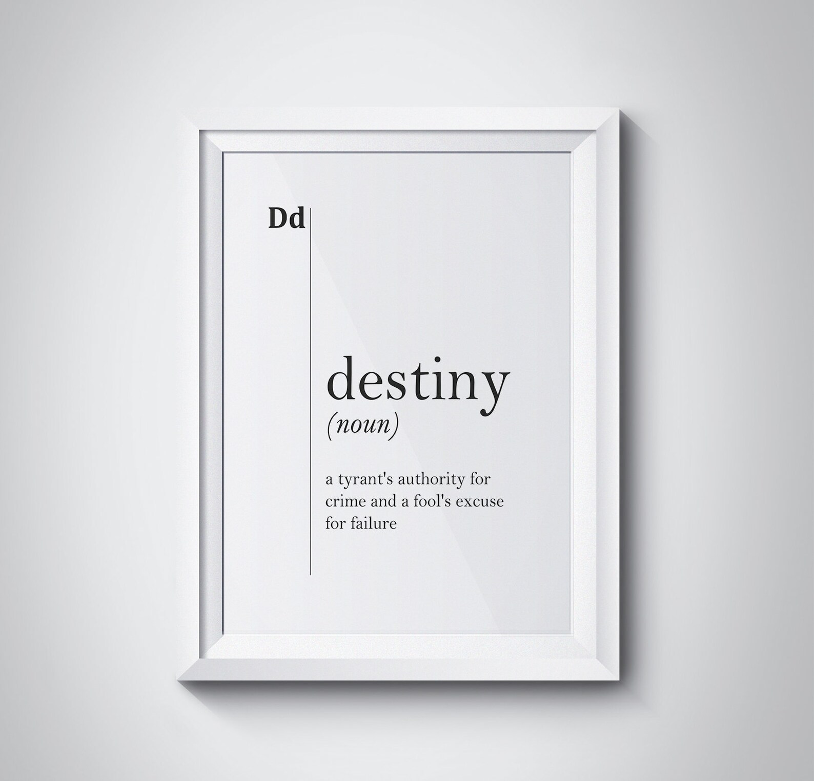 Destiny Definition Print Destiny Art Destiny Gift Poster Politics ...