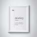 Destiny Definition Print Destiny Art Destiny Gift Poster Politics ...