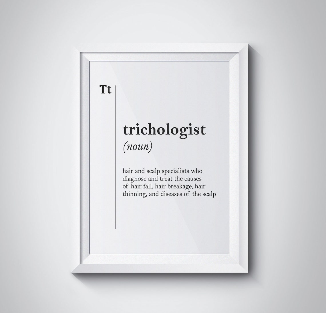 Trichologist Definition Trichologist Gift Stylist Hairdressing Salon ...