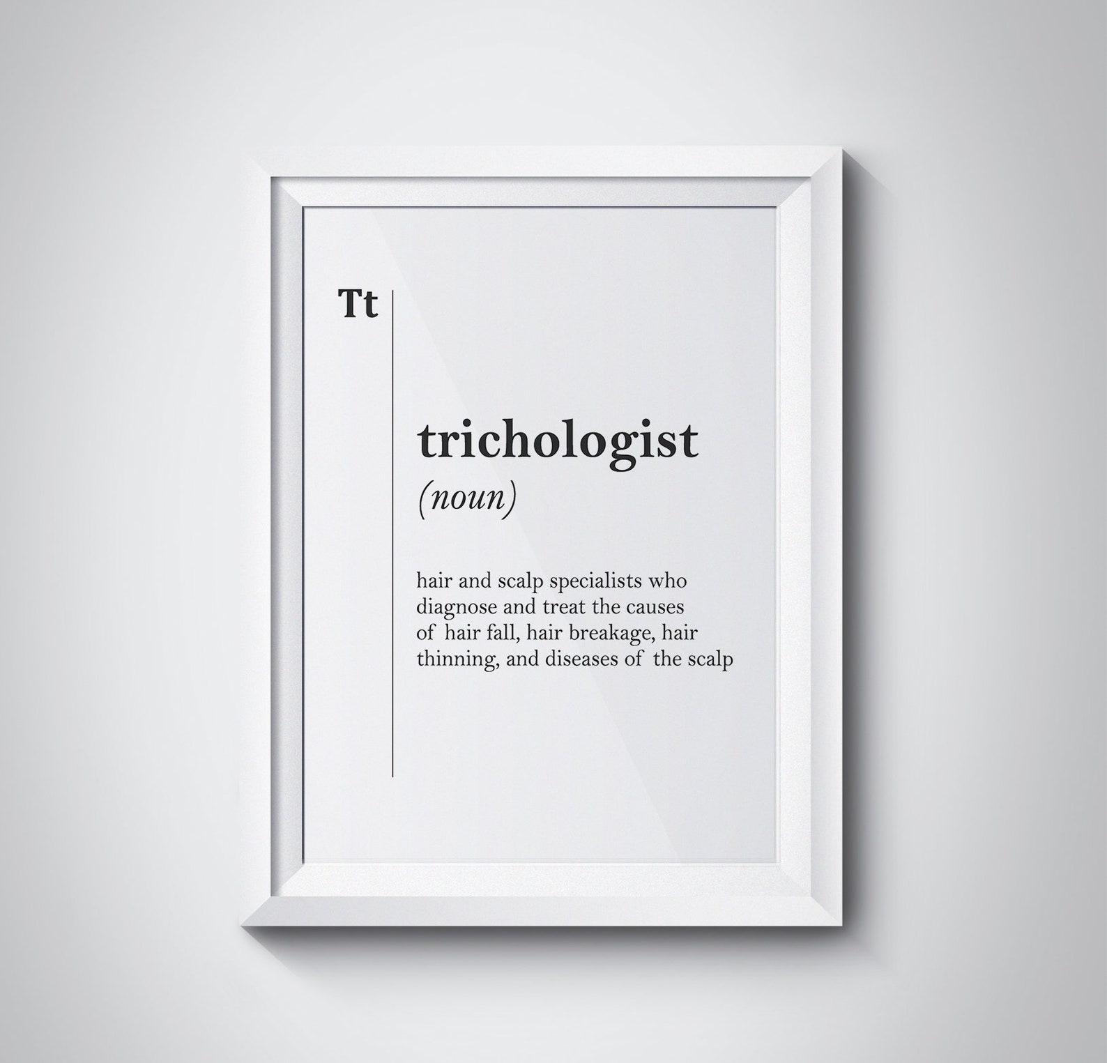 Trichologist Definition Trichologist Gift Stylist Hairdressing Salon ...