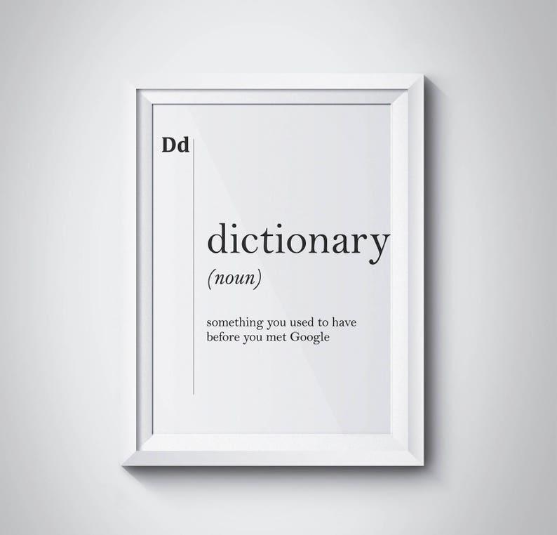 Dictionary Funny Definition Print Gift for Teacher Student - Etsy Dictionary Funny Definition Print Gift for Teacher Student - Etsy