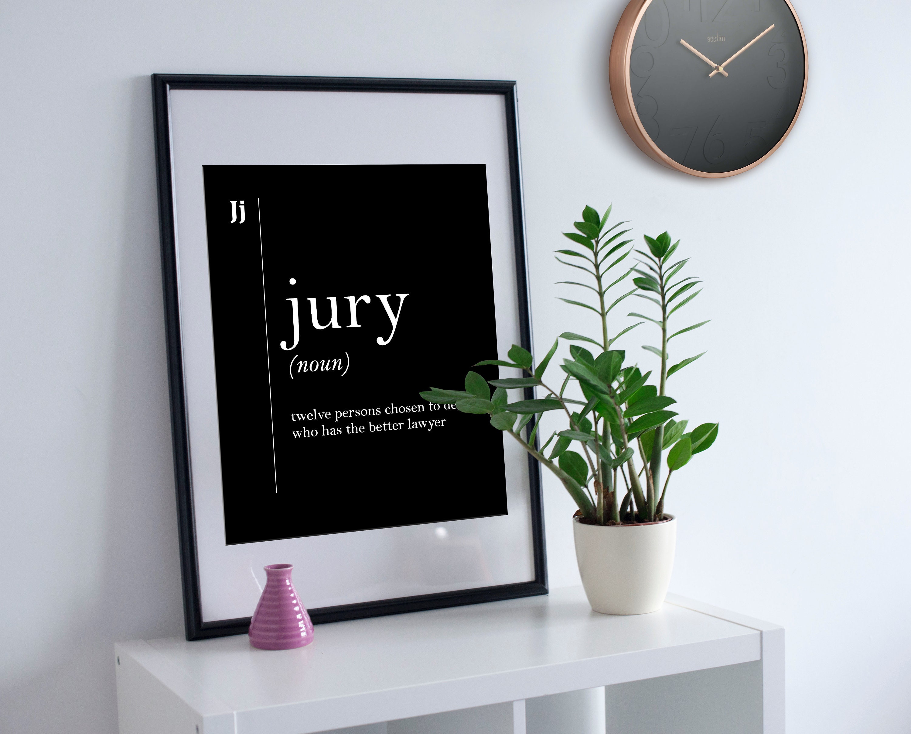 Jury Funny Definition Jury Gift Office Decor Coworker New Job | Etsy