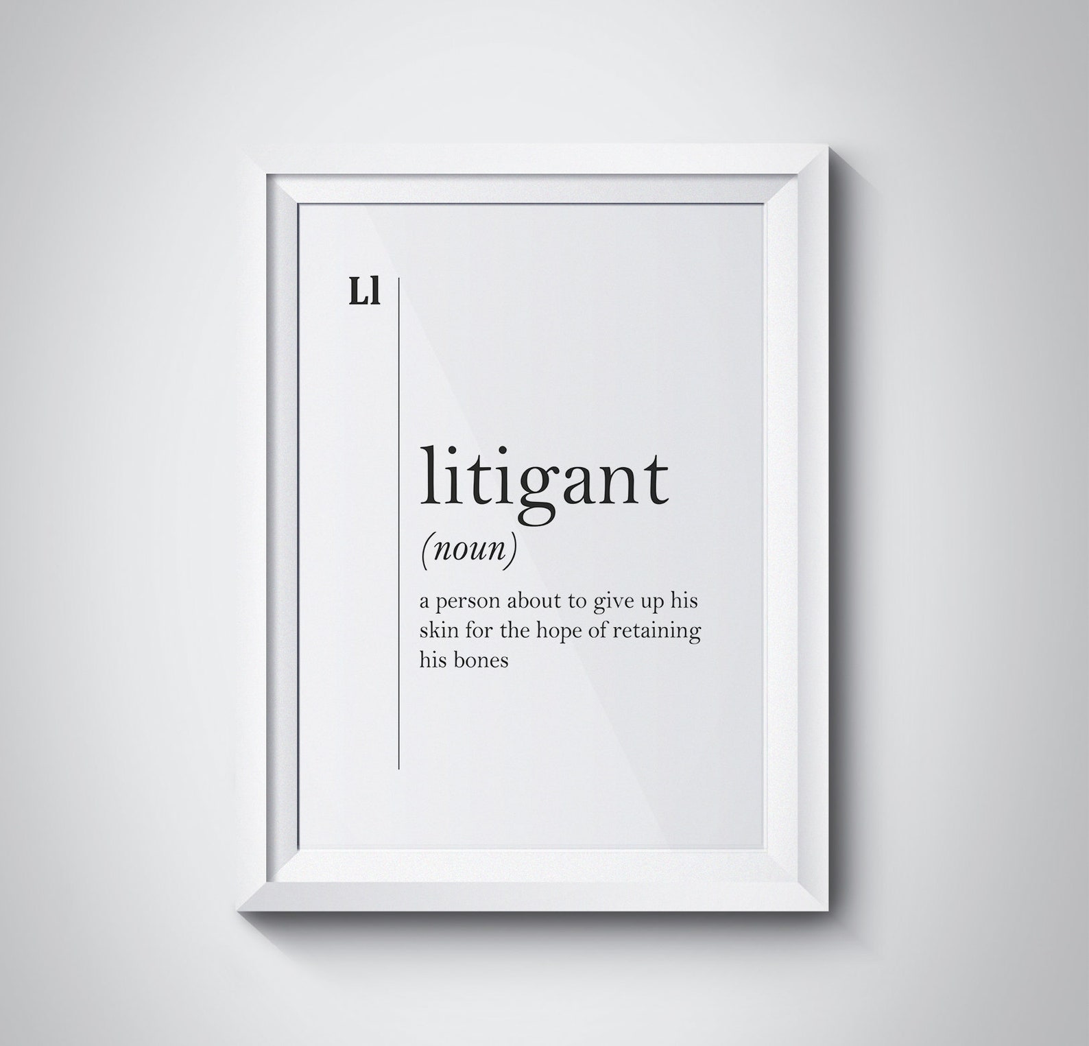 Litigant Definition Law Quotes Lawyer Gift Lawyer Poster Lawyer Office ...