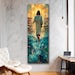 Wood Wall Art – Jesus Walking on Water Print on Natural Wood ...