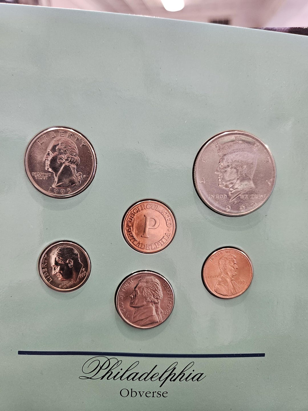 1995 Uncirculated Coin Set BIN#4 - Etsy