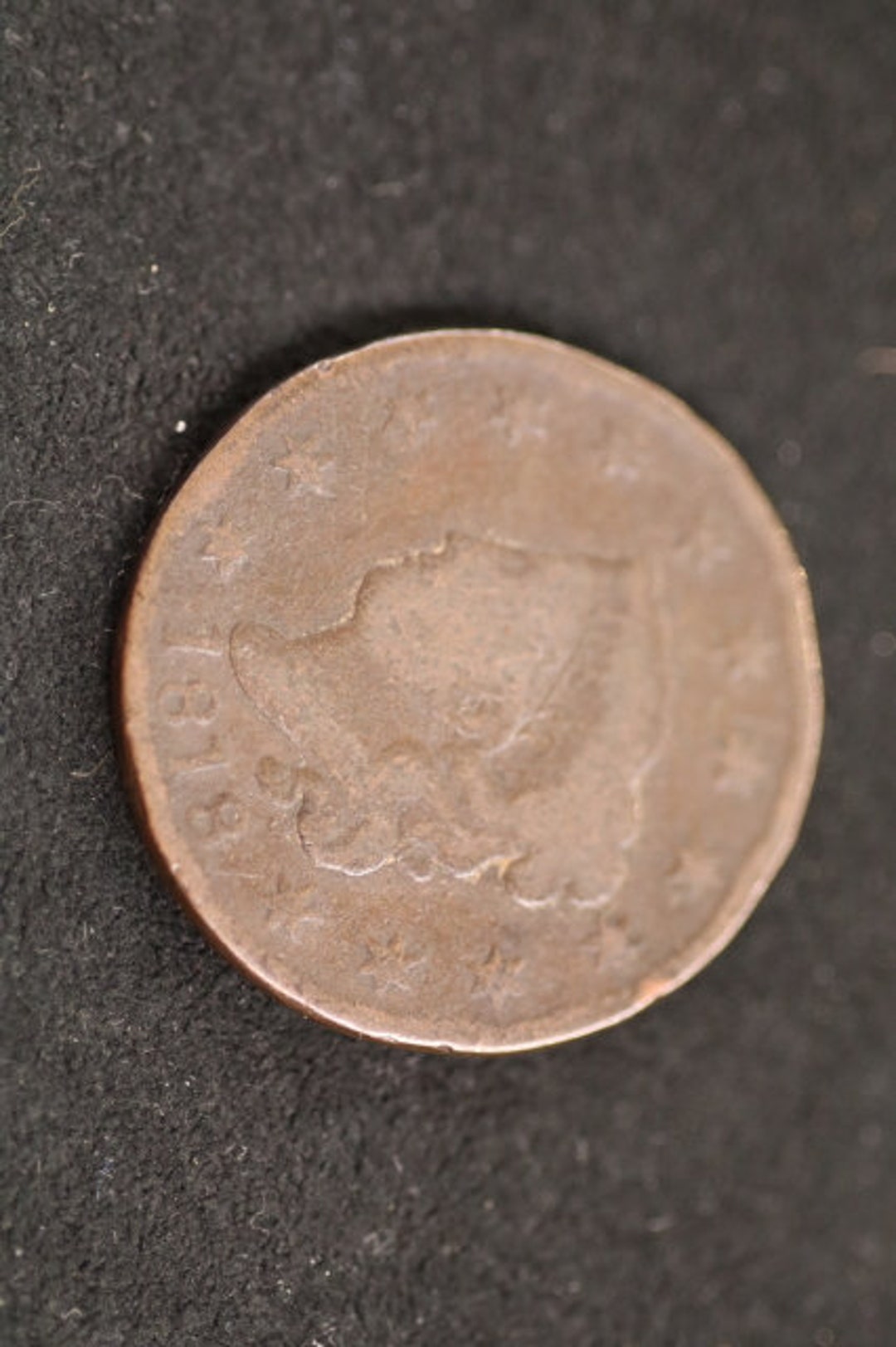 1818 Large Cent Us Antique Coin Bin 2 - Etsy