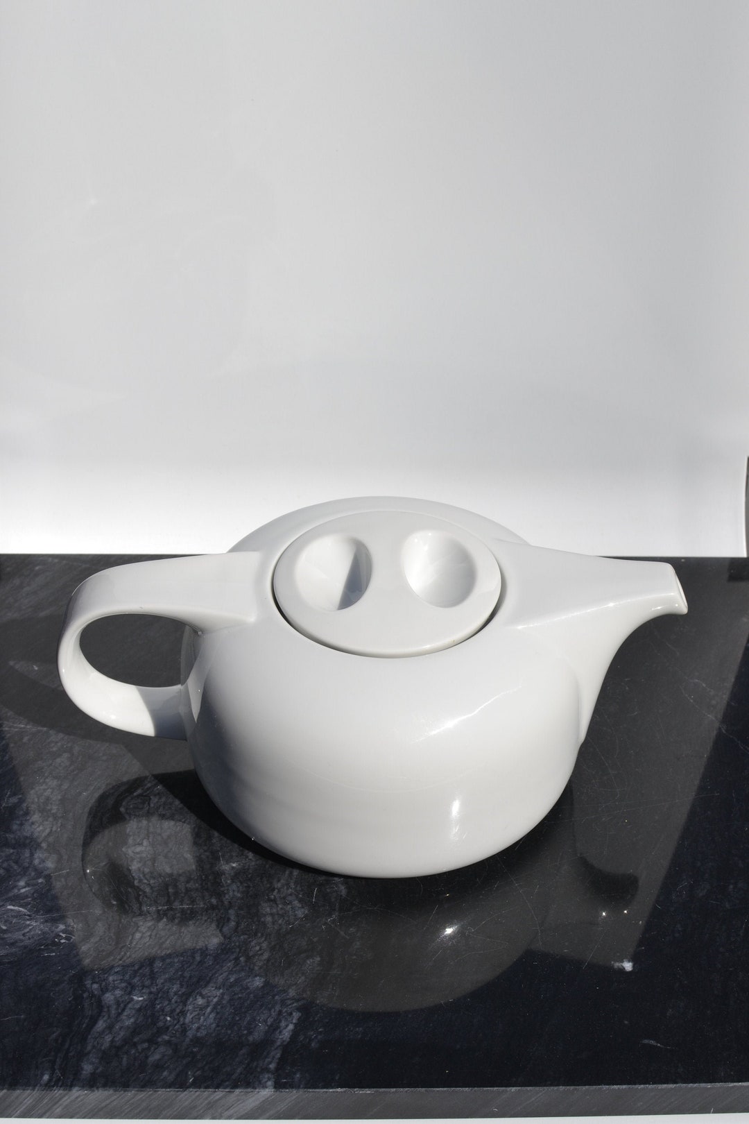 Arzberg Delta Retro Vintage Teapot Teapot White Porcelain Made in ...