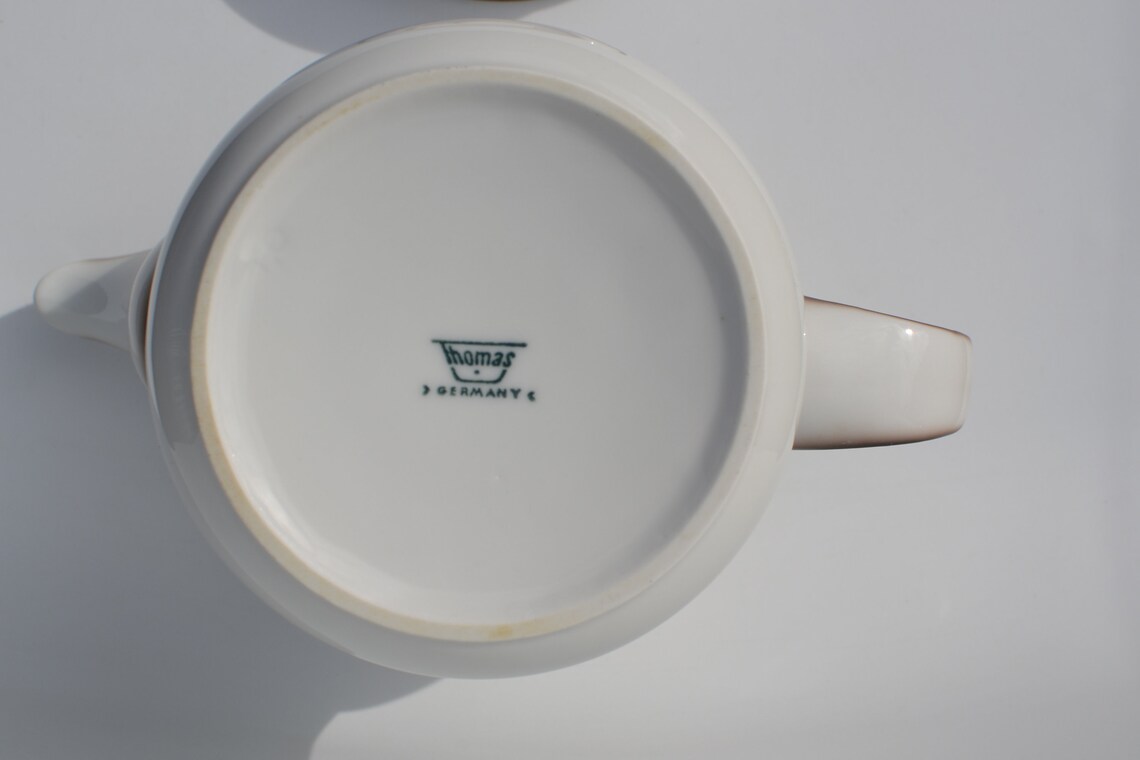 Vintage Thomas Germany Scandic Shadow Teapot Tea Pot Ceramic | Etsy