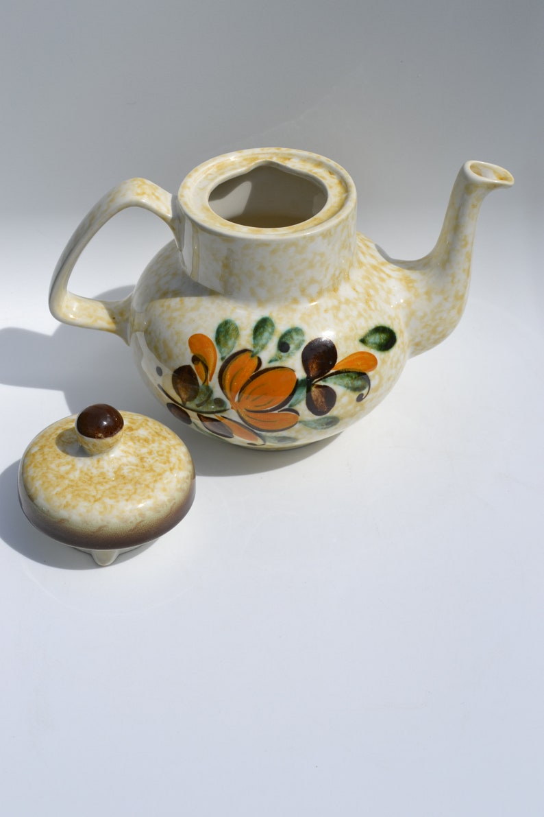 Vintage BOCH Belgium Corfou La Louviere Teapot / Coffee Pot - Etsy