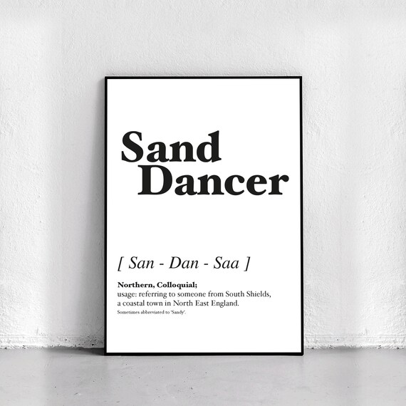 Sand Dancer Dictionary Print Newcastle Slang Print Etsy UK sand-dancer-dictionary-print-newcastle-slang-print-etsy-uk