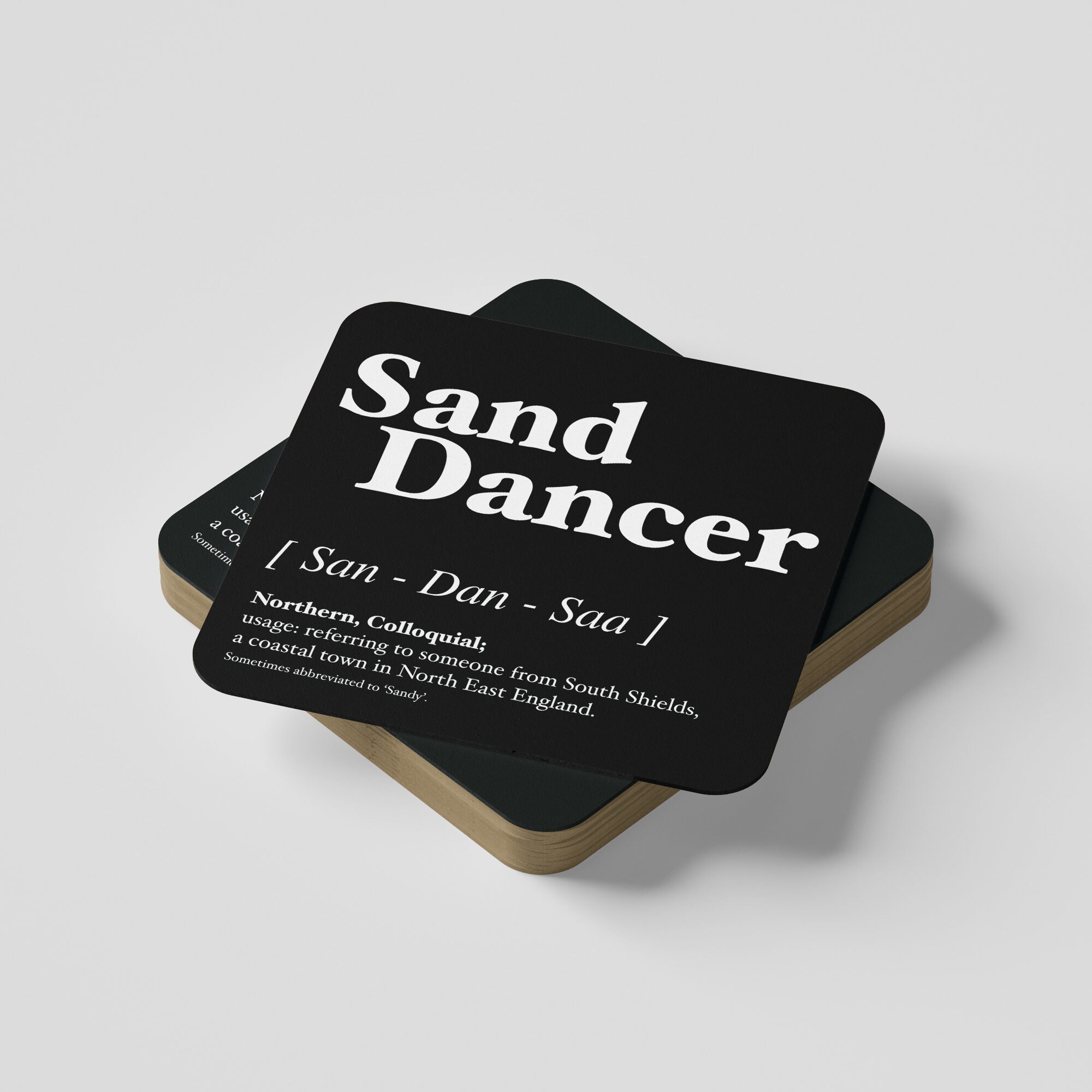Sand Dancer Geordie Dialect Coaster Newcastle Slang Coaster Newcastle Dialect Coaster Geordie ...