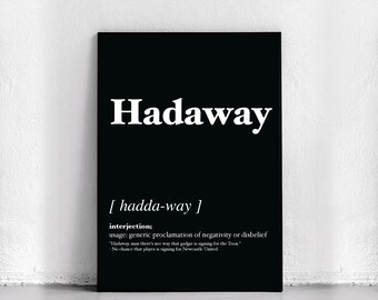 Yem Gan Yem Geordie Slang Print Geordie Dialect Print Language Print ...