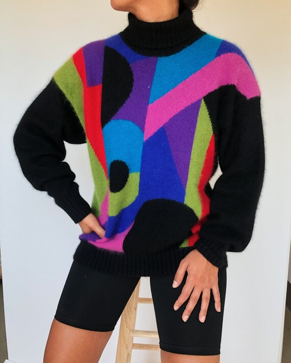 colorful cashmere turtleneck - Gem
