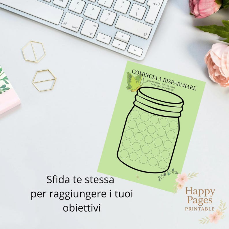 Printable A4 Budget Planner (ITA) - Digital Financial Agenda, Income ...