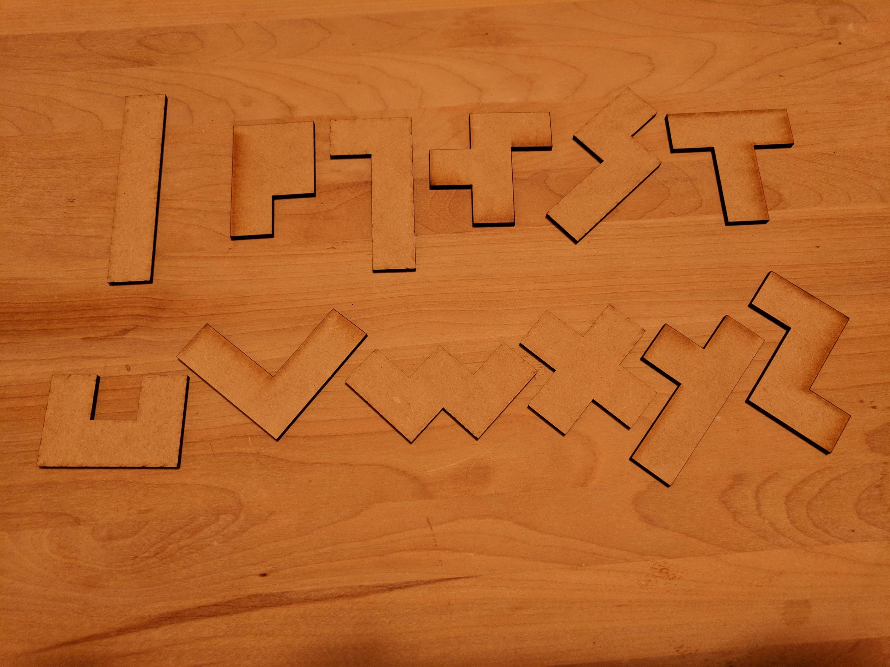 DIGITAL FILES for 12 Pentominoes of Different Sizes - Etsy