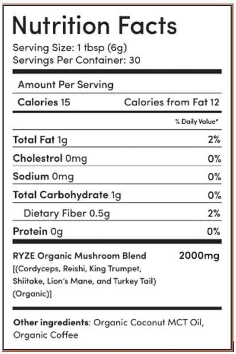 Atfancy Superfoods Organic Mushroom Coffee – 6.35 Oz, 30 Servings (pack ...