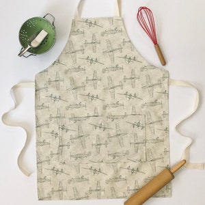 Airplane Apron // Men's Apron // Women's Apron // Kitchen Apron ...