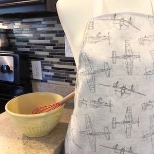 Airplane Apron // Men's Apron // Women's Apron // Kitchen Apron ...