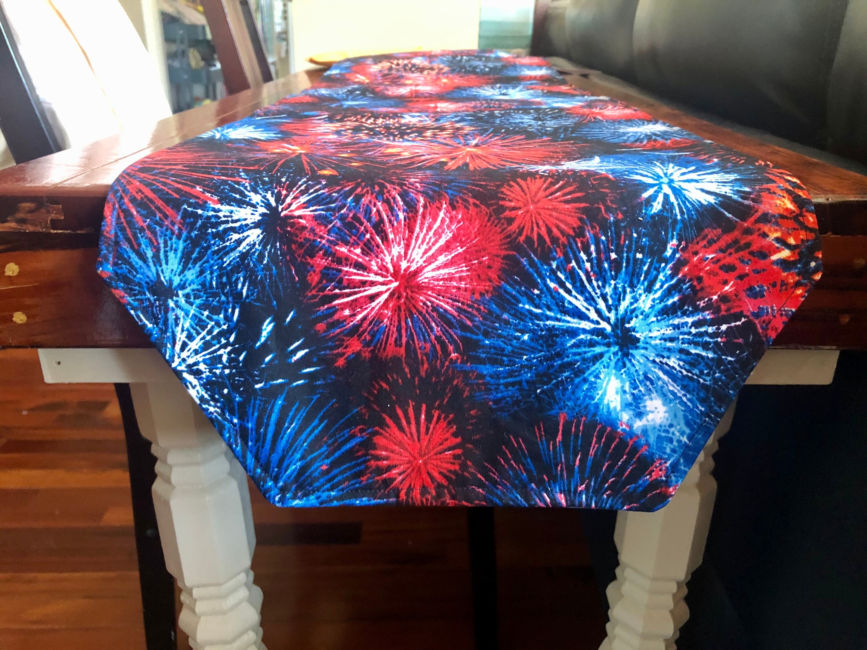 Reversible Patriotic Gnome Table Runner // Summer Decor // | Etsy