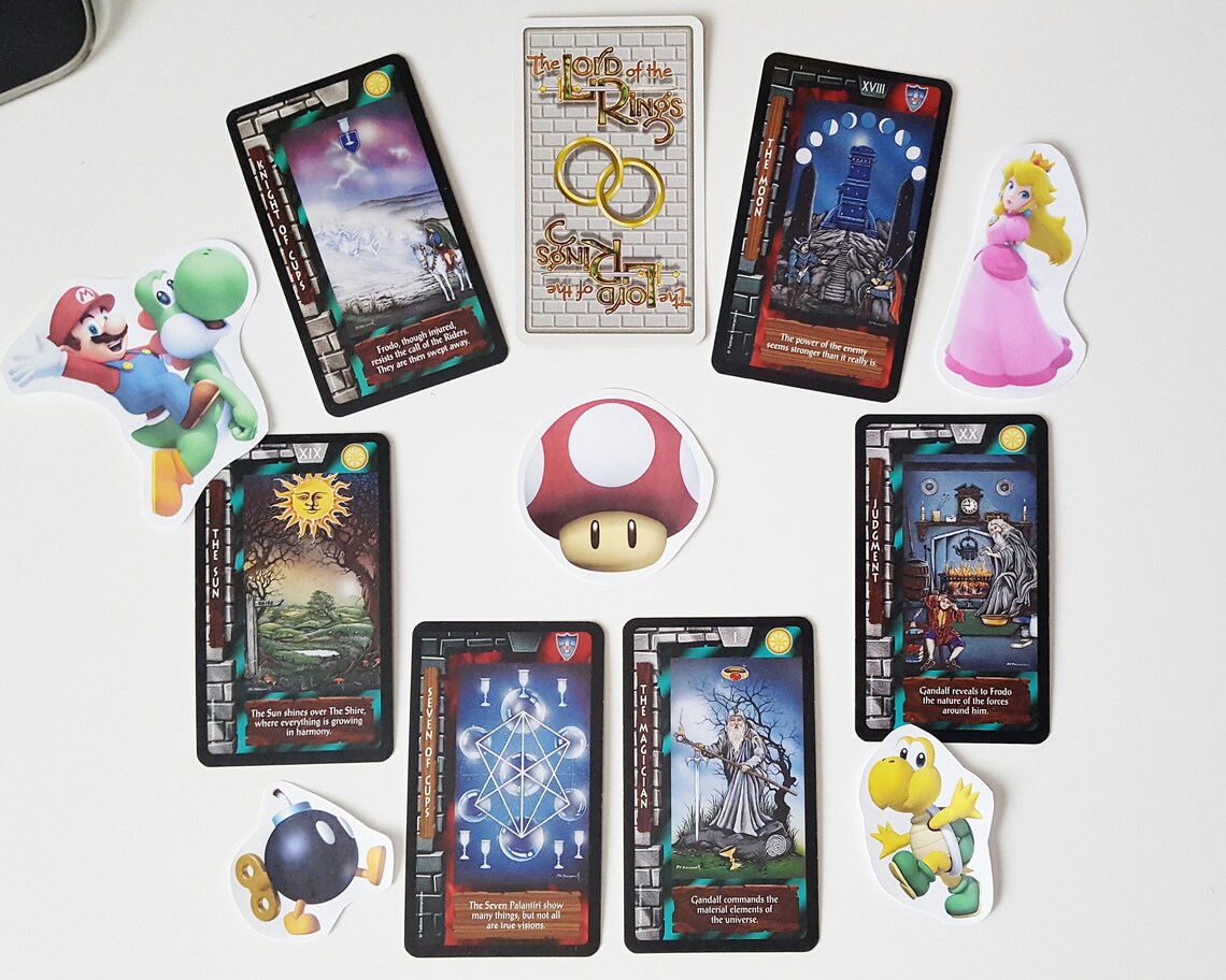Super Mario Another Castle Tarot Reading | Etsy