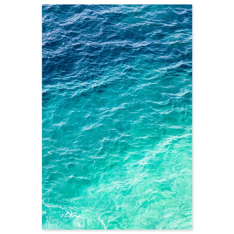 Turquoise Blue Water - Etsy