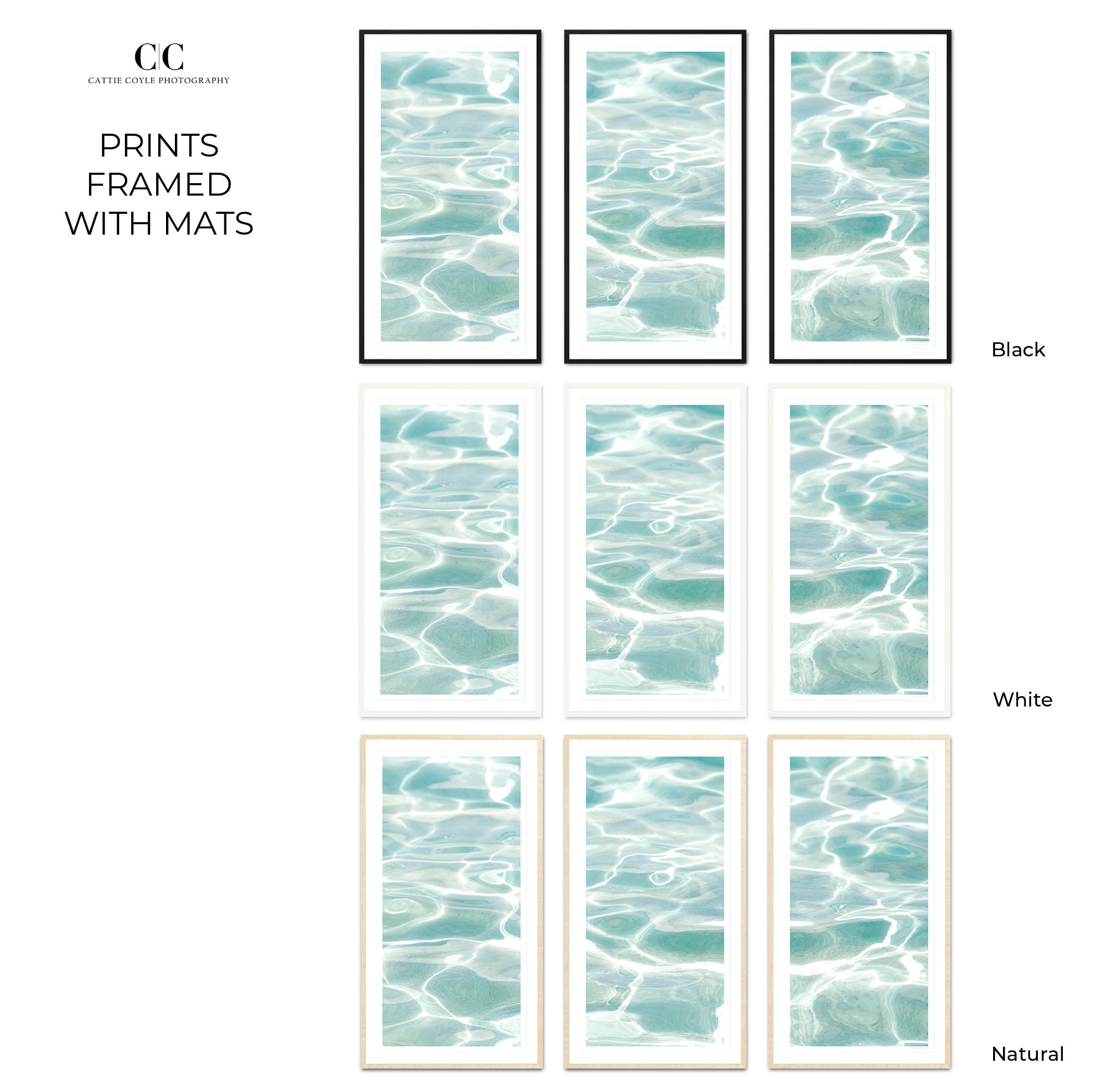 Triptych Wall Art Ocean Photography Set of 3 Prints - Etsy