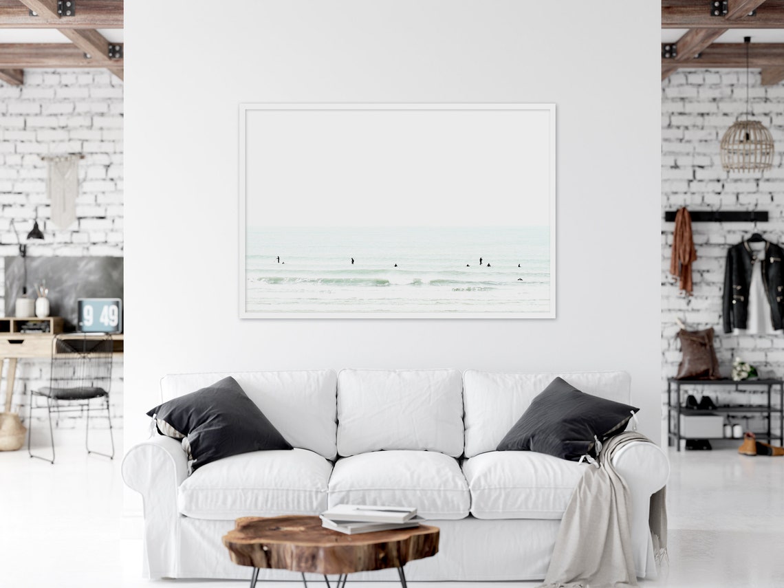 Surfing Photography Framed Wall Art Large Wall Art Minimalist Art ...