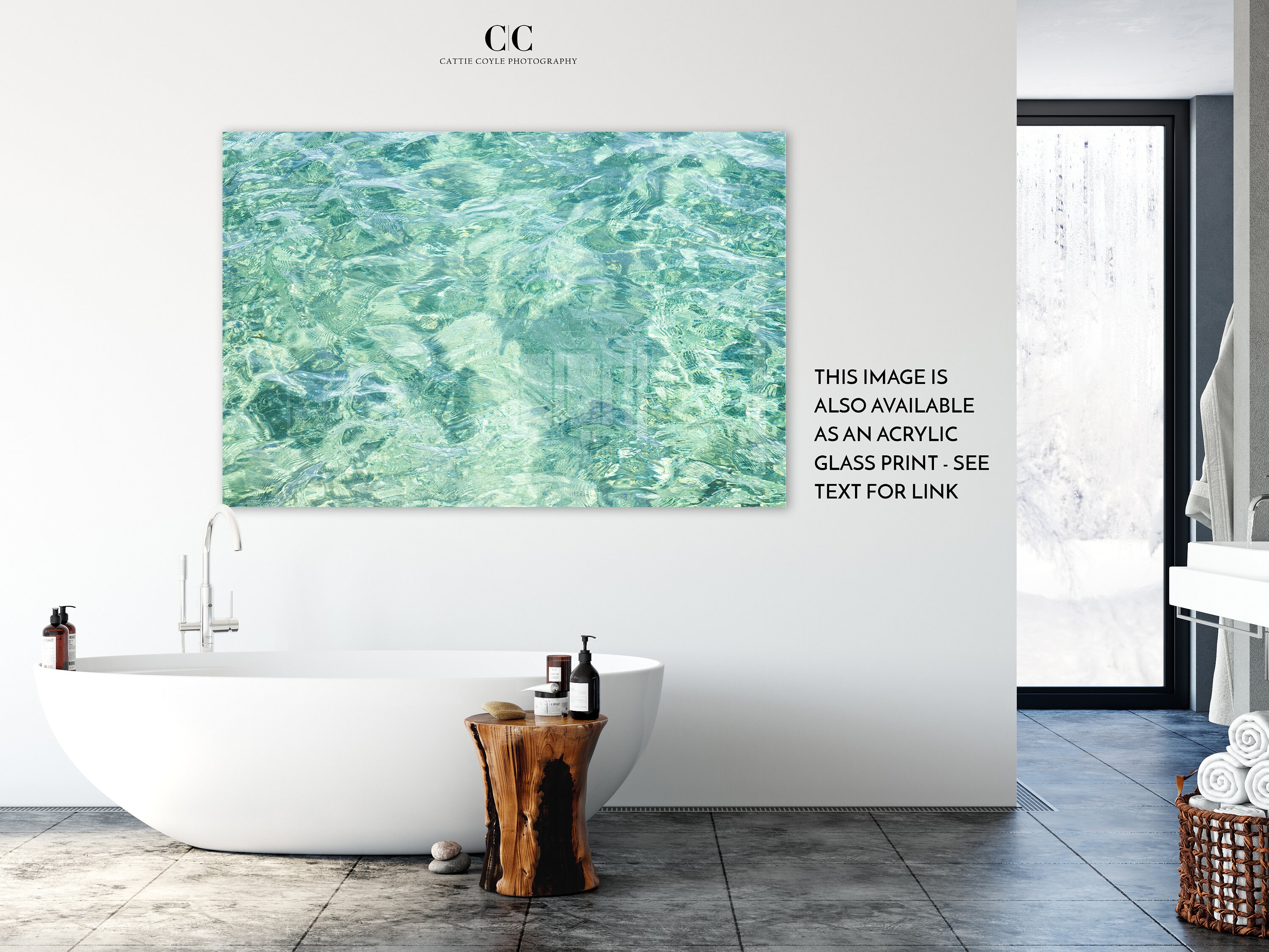 Abstract Water Photography Print Seafoam Green Large - Etsy