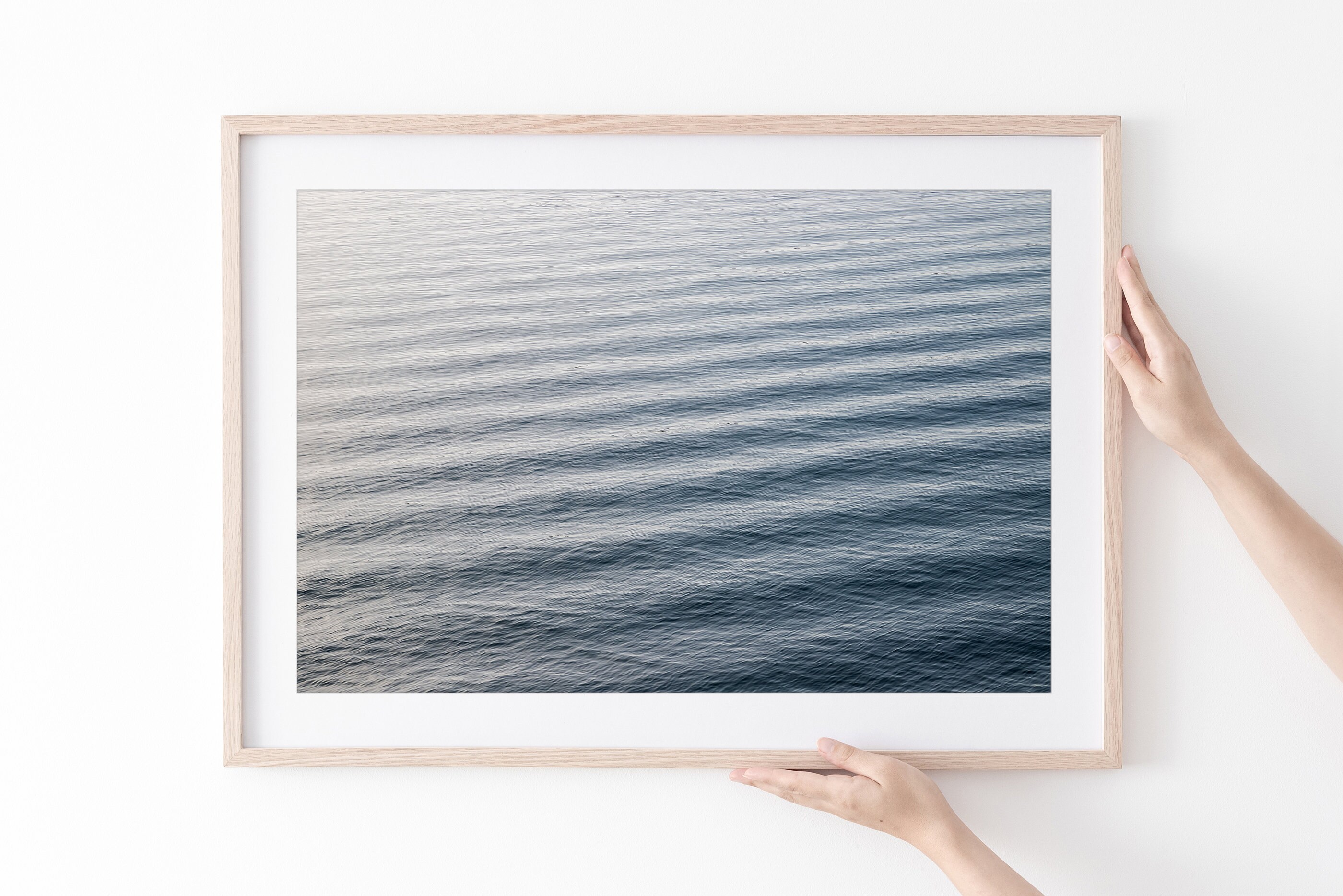 Ocean Waves in Dark Blue Water - Fine Art Photography Print - Large ...