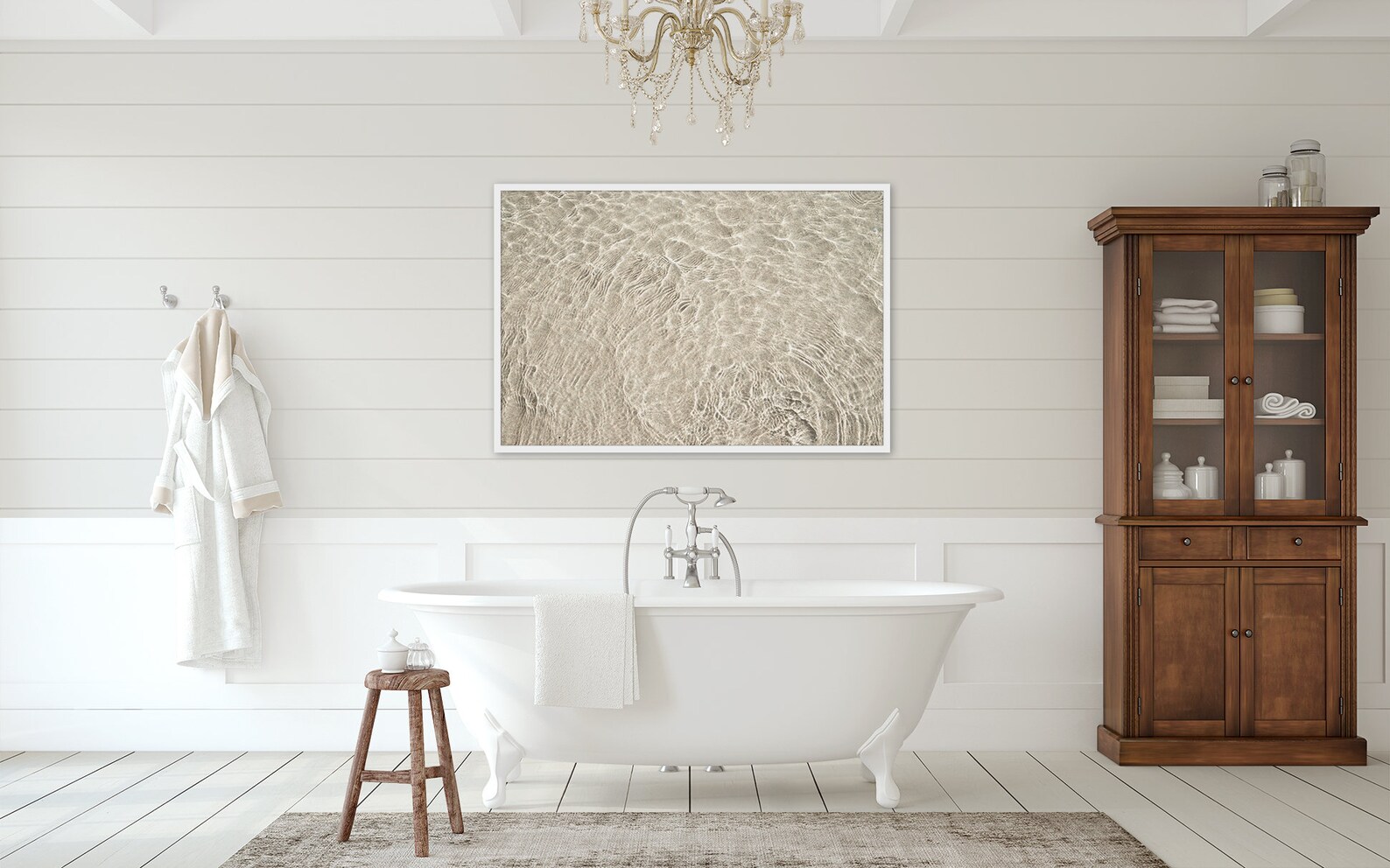 Water Art Water Ripples Minimalist Art Neutral Colors - Etsy