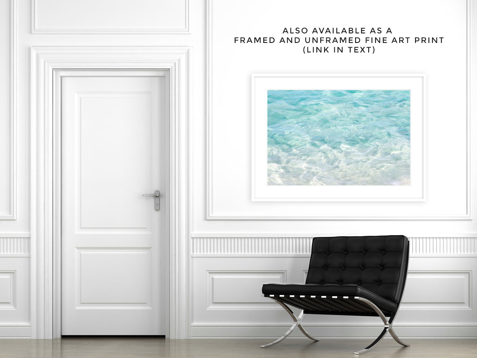 Turquoise Water Acrylic Glass Print Fine Art Water and Ocean ...