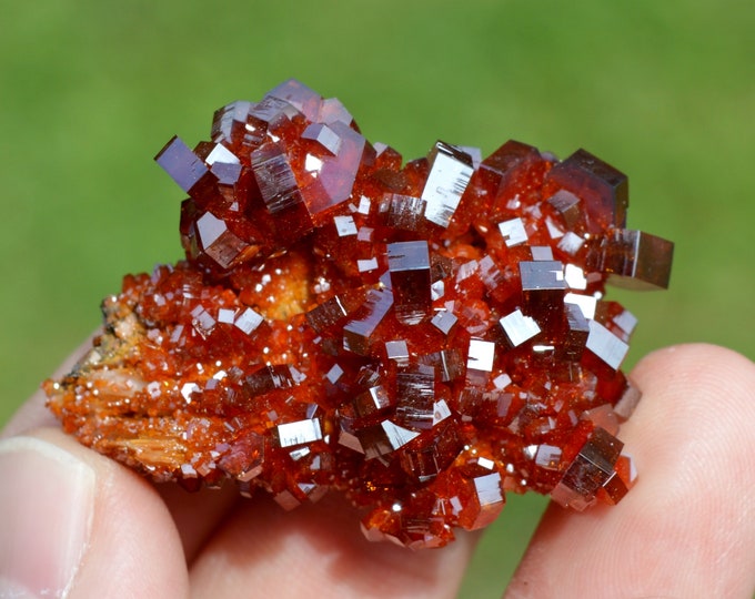 Vanadinite & Baryte 52 Grams Coud'a Workings, Mibladen, Aït Oufella ...