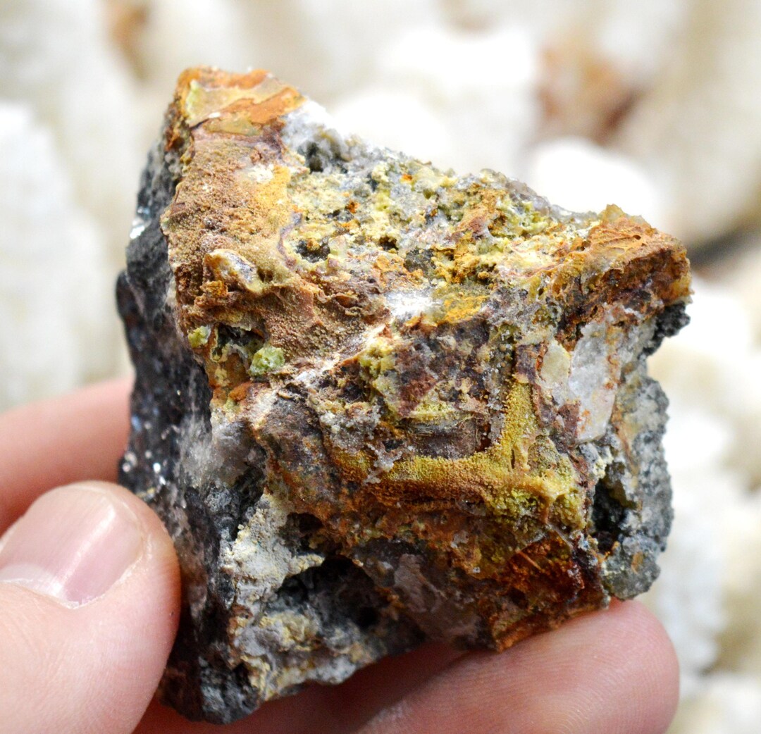 Pyromorphite & Galena 167 Grams - Sainte-lucie Mine, Saint-léger-de ...