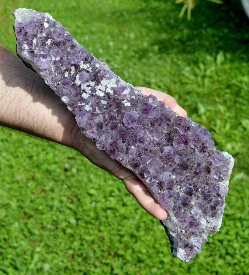 Amethyst & Calcite Goethite 2600 Grams - Rio Grande Do Sul, Brazil - Etsy