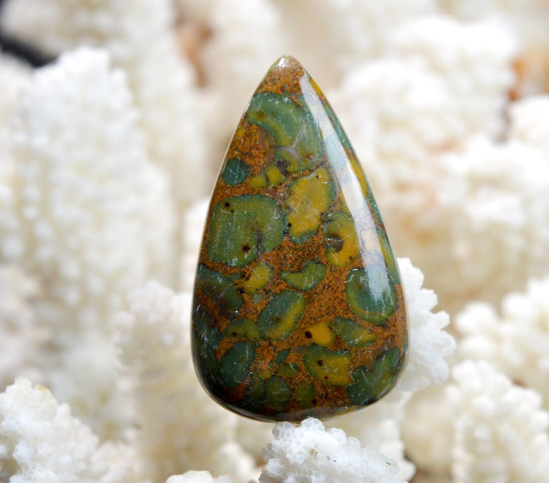 Bamboo Jasper 68 Carats Natural Stone Cabochon Indonesia / EF12 - Etsy