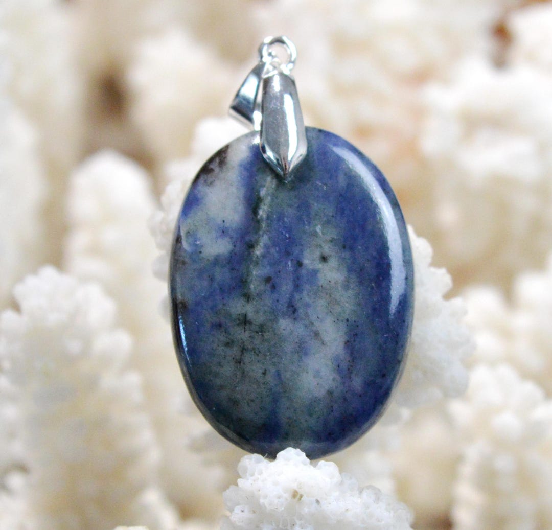 Sodalite 31 Carats - Natural Stone Cabochon Pendant - Namibia / FT62 - Etsy