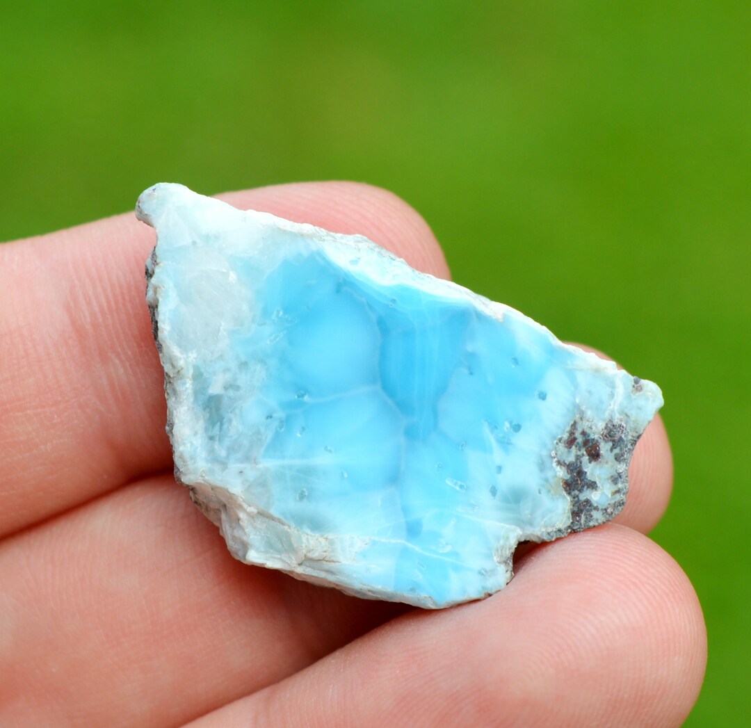 Pectolite Var. Larimar 12 Grams Filipinas Larimar Mine, Los Checheses ...