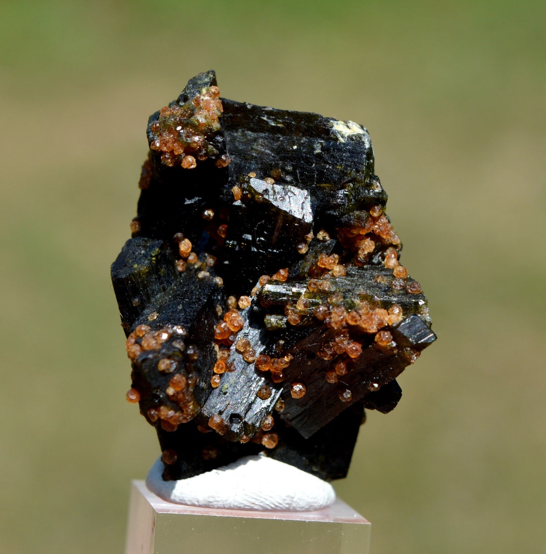 Andradite-grossular Garnet & Epidote 27 Grams - Trantimou, Diakon ...