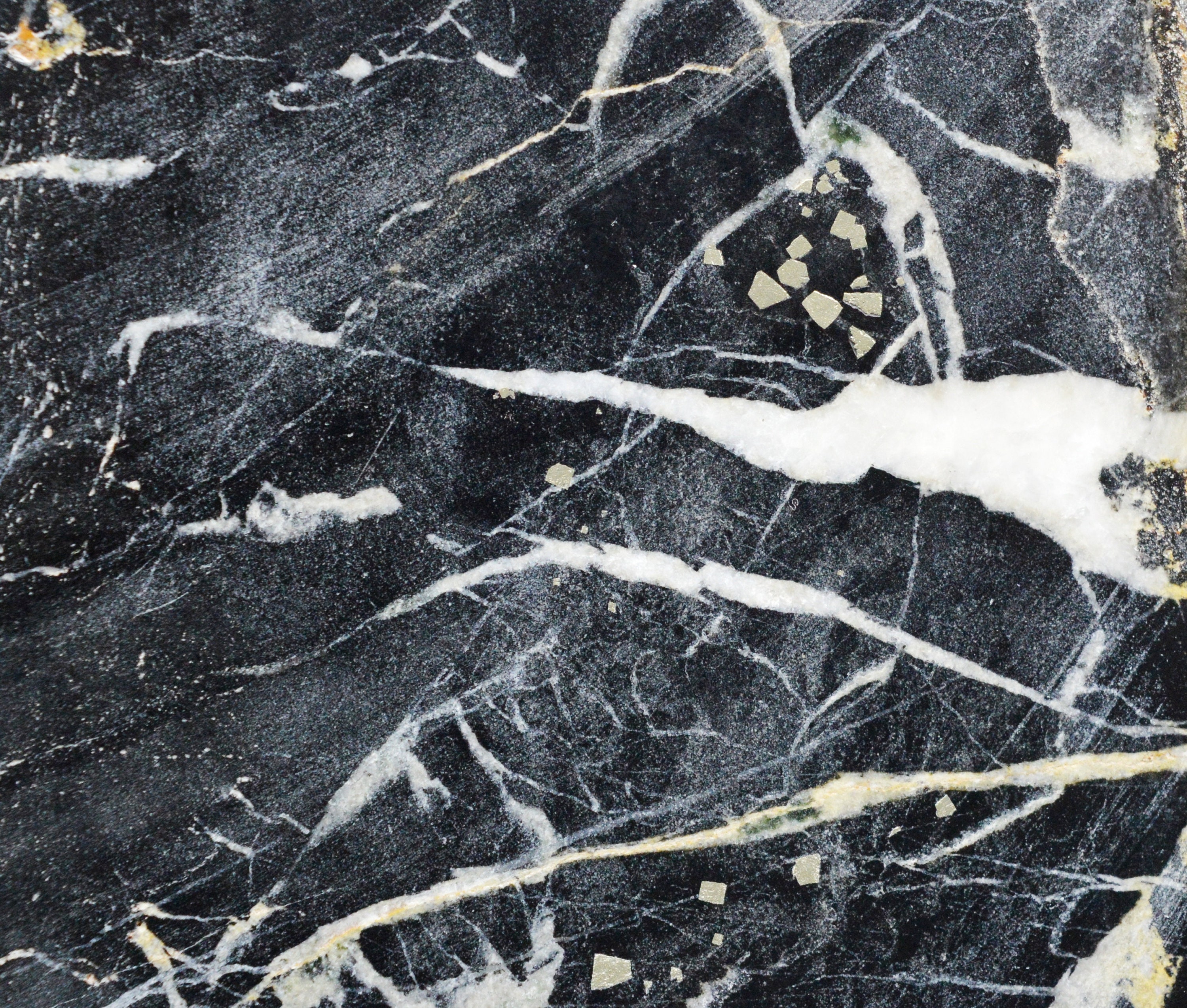 Slice - Schiste and Pyrite 282 grams slice - Natural slab - RARE