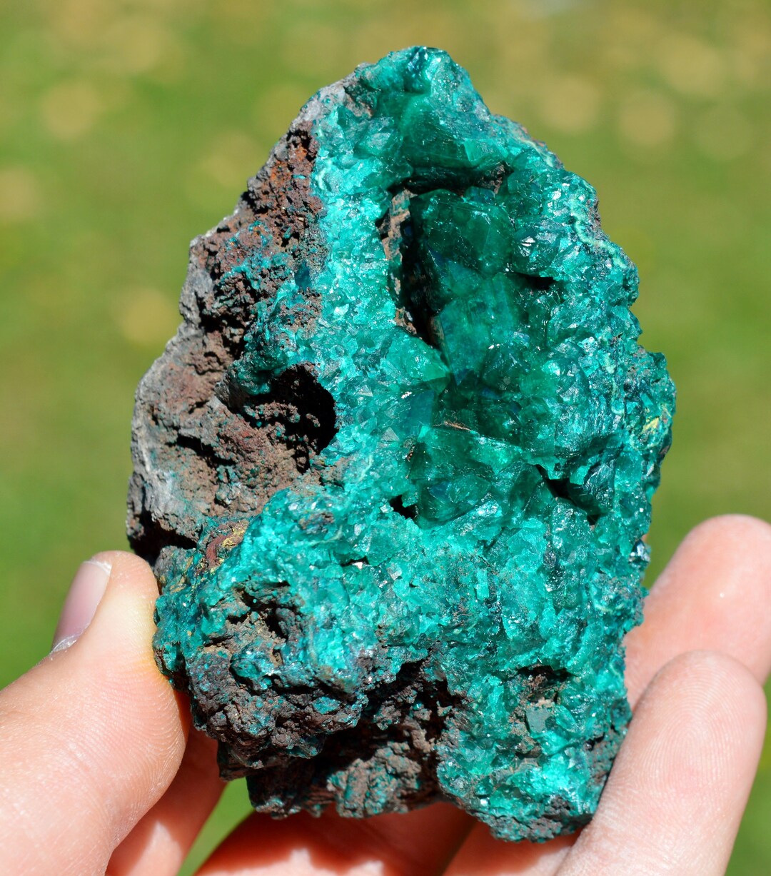 Dioptase 264 Grams - Mfouati District, Bouenza Department, Republic of ...