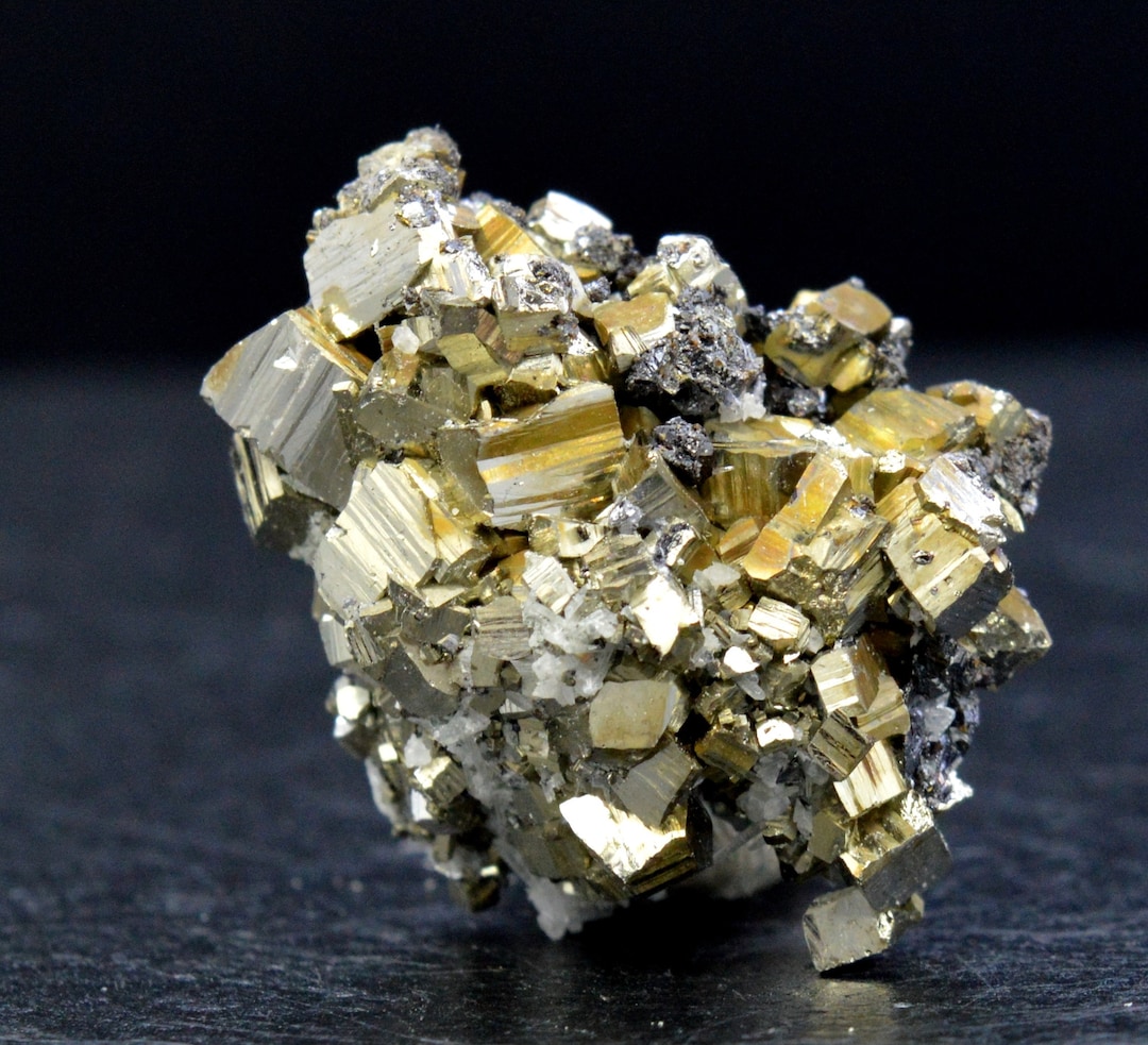 Pyrite 16 Grams - Madan Ore Field, Smolyan Province, Bulgaria - Etsy