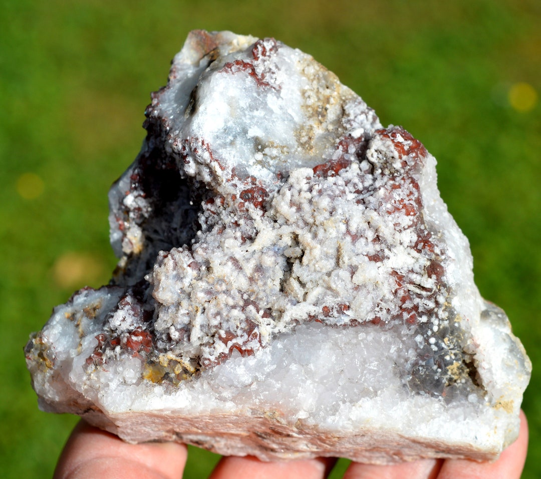 Hematoid Quartz & Calcite 670 Grams L'argentolle, Saint-prix, Saint ...