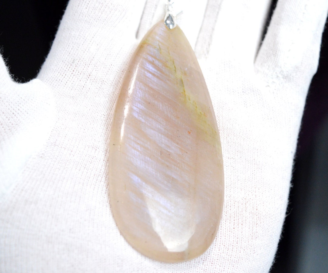 Peristerite 219 Carats - Natural Stone Cabochon Pendant - Sri Lanka ...