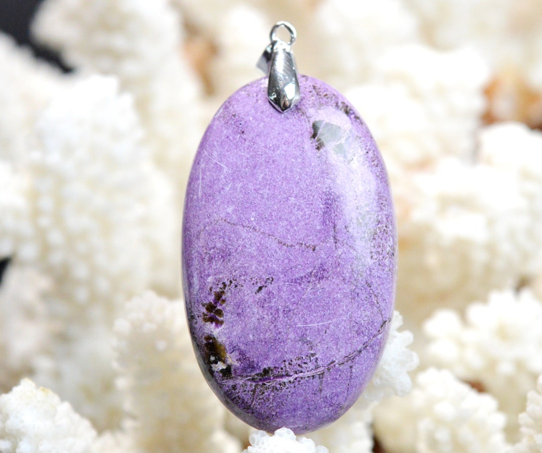 Stichtite 70 Carats Natural Stone Cabochon Pendant Tasmania, Australia ...