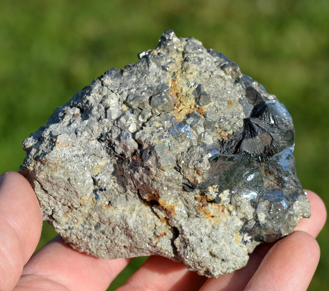 Pyrite & Hematite 568 Grams Rio Marina, Rio, Livorno Province, Tuscany ...