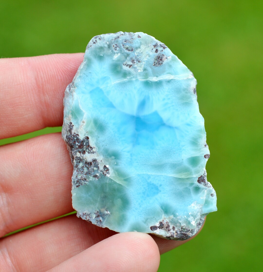 Pectolite var. Larimar 32 grammi Miniera Filipinas Larimar, Los ...