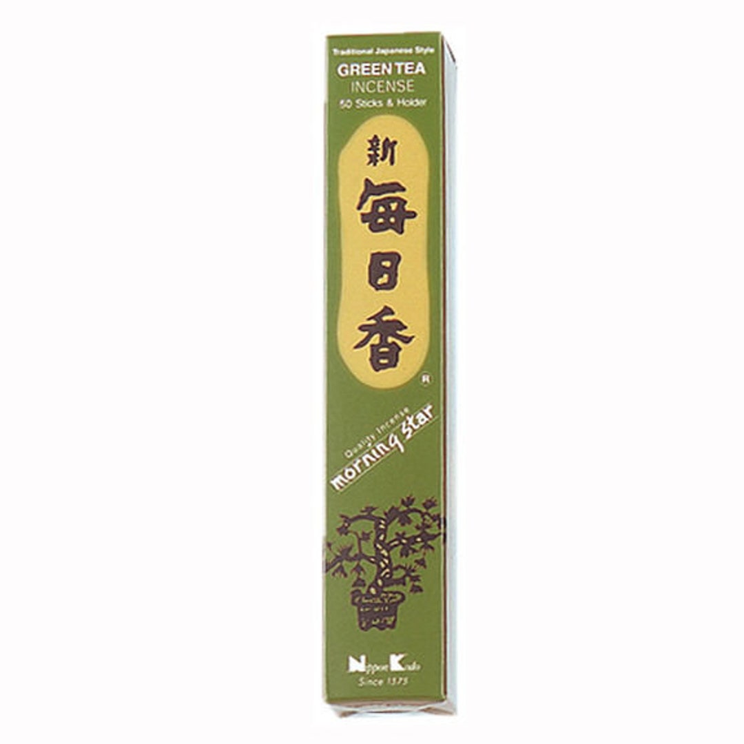 Incense Morning Star Green Tea Scent One Box - Etsy
