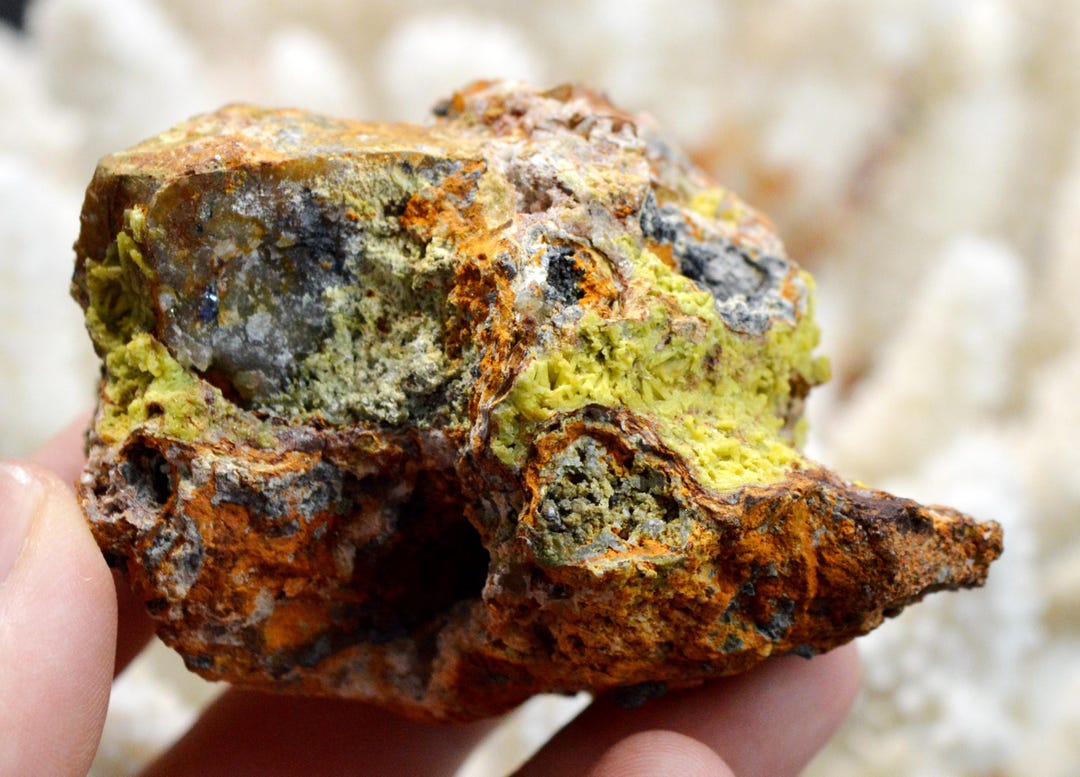 Pyromorphite & Galena 290 Grams - Sainte-lucie Mine, Saint-léger-de ...
