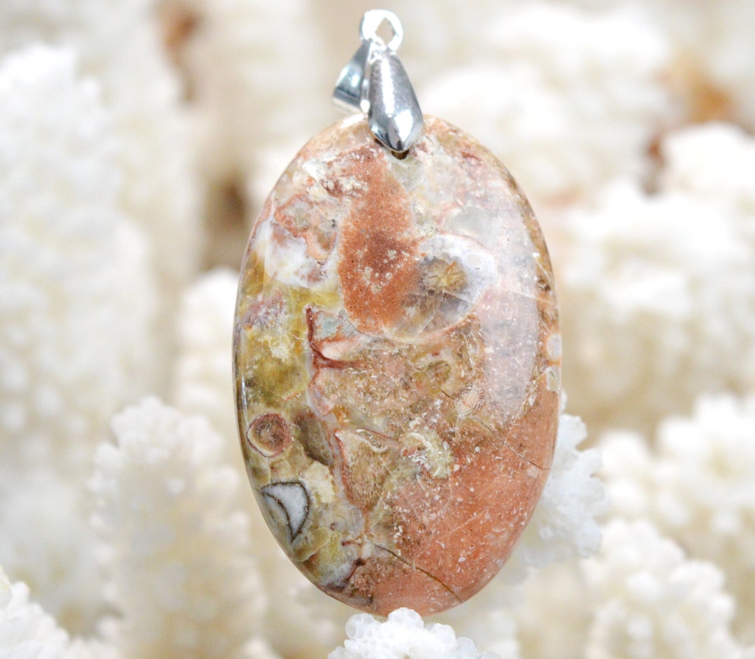 Rhyolite "birdseye" 67 Carats - Natural Stone Cabochon Pendant - Mexico ...